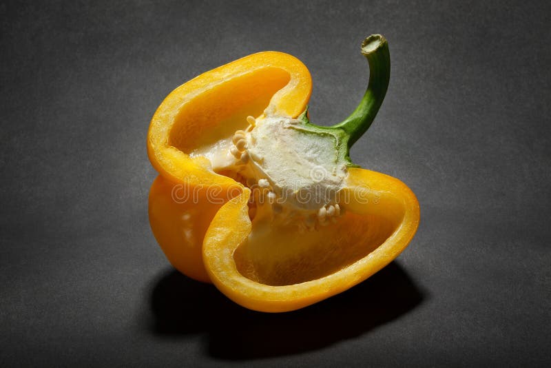 Yellow bell pepper stock photo. Image of ripe, bell - 196007834