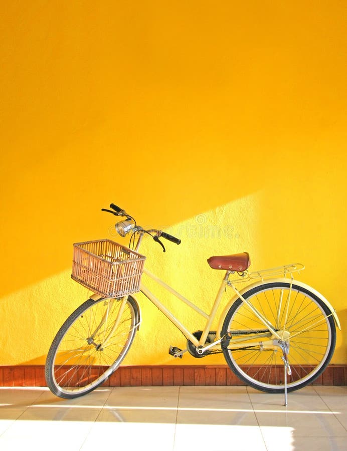Yellow bicycle stock photo. Image of transport, color - 38381318