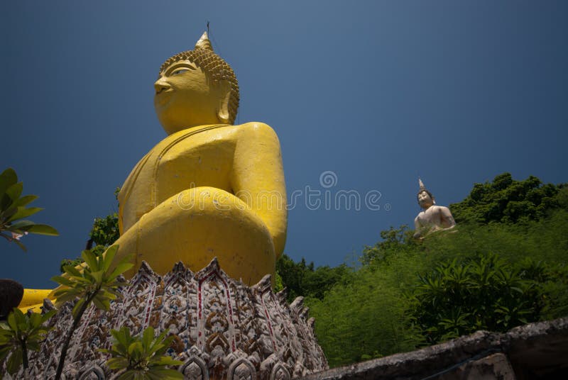 Yellow big Buddha 5. stock photo. Image of gold, religion - 20819402