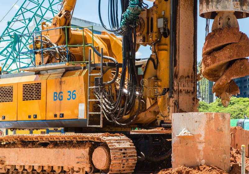 Big drill stock image. Image of field, drilling, heavy - 17968037