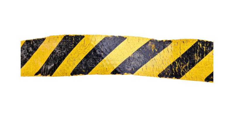 Yellow and Black Caution Tape. Safety and Hazard Warning Symbol ...