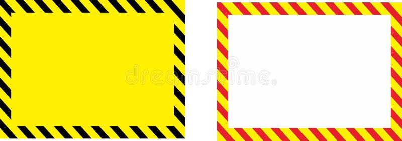 Blank Yellow Caution Label Sign Stock Illustrations – 501 Blank Yellow ...