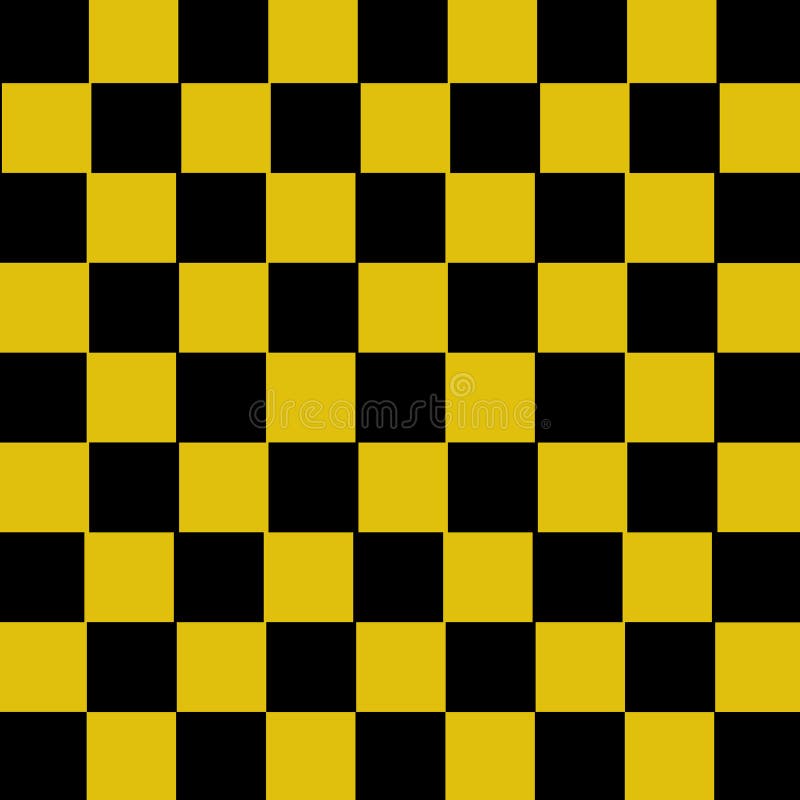 Yellow and Black Checkered Background Stock Vector - Illustration of ...