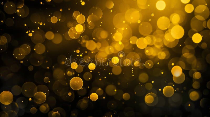 Yellow and Black Circle Pattern Stock Photo - Image of abstract ...