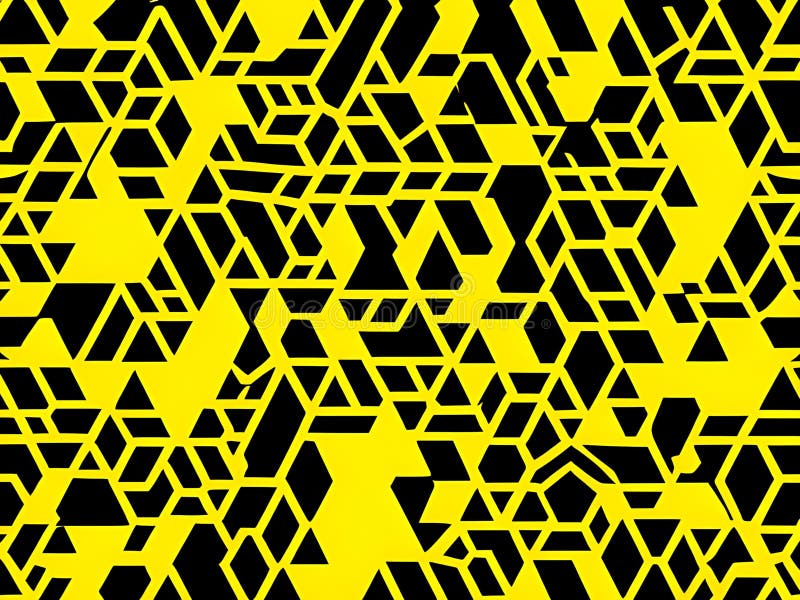 Yellow and Black Color of Abstract Background Stock Illustration ...