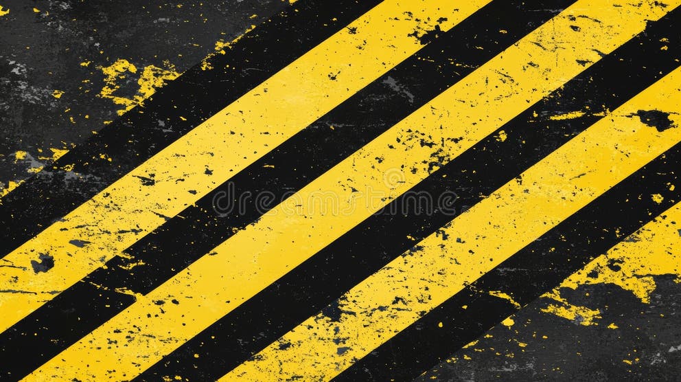 Yellow and Black Diagonal Stripes Combined with Splatter Patterns ...