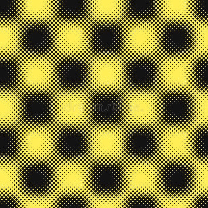 Yellow Black Halftone Background Vector Stock Vector - Illustration of ...