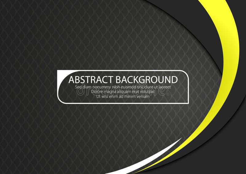 Yellow Black Right Side Background Wallpaper Vector Graphic Design ...