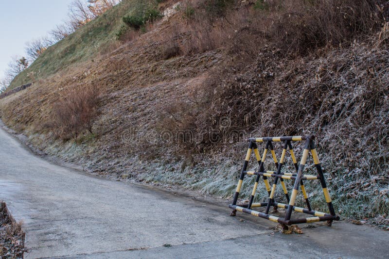 A Road Car Gate Barrier, Safety Entrance Pass Stock Photo - Image of ...