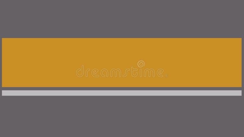 Yellow Black and White Colored Rectangle Lower Third in 4K RGBA. Stock ...