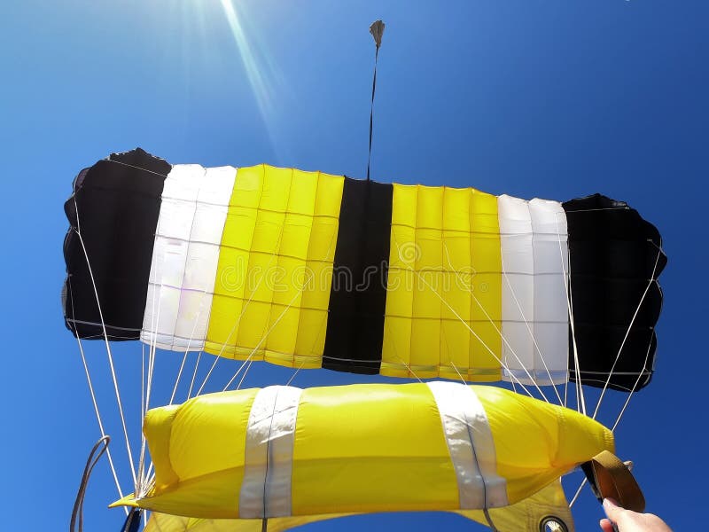 White parachute stock photo. Image of clear, parachuting - 38084978