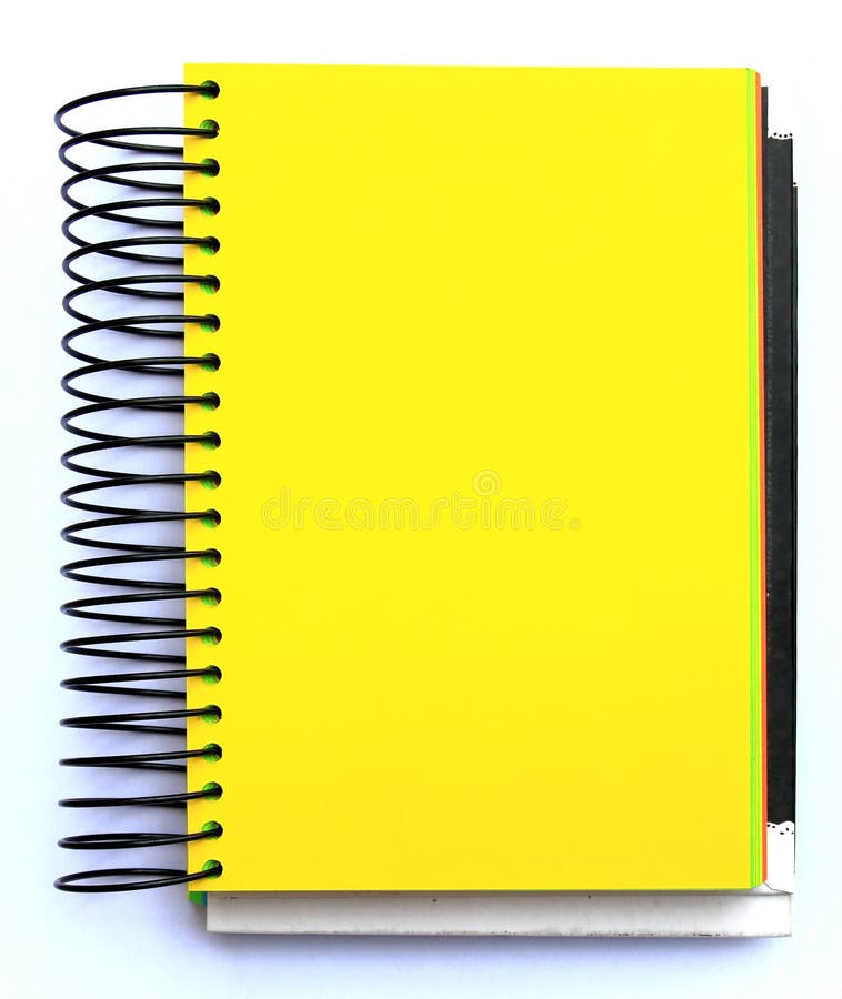 Yellow Blank Paper Around it Pastel Blue Background with Colorful Paper ...