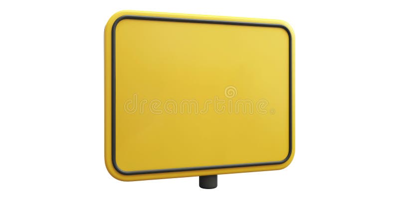 Blank Yellow Warning Panel Stock Illustrations – 537 Blank Yellow ...