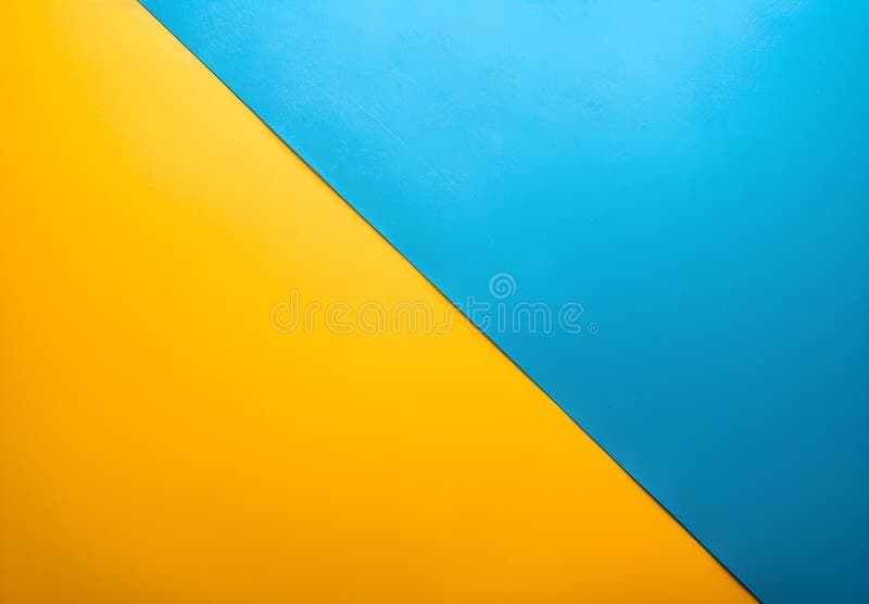 Abstract Yellow and Blue Diagonal Background Stock Illustration ...
