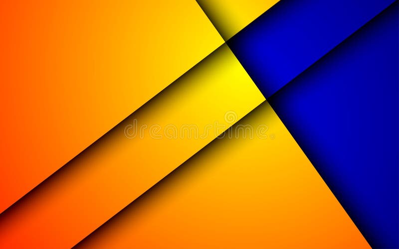 Yellow and Blue Background Layers Overlap on Space for Background ...