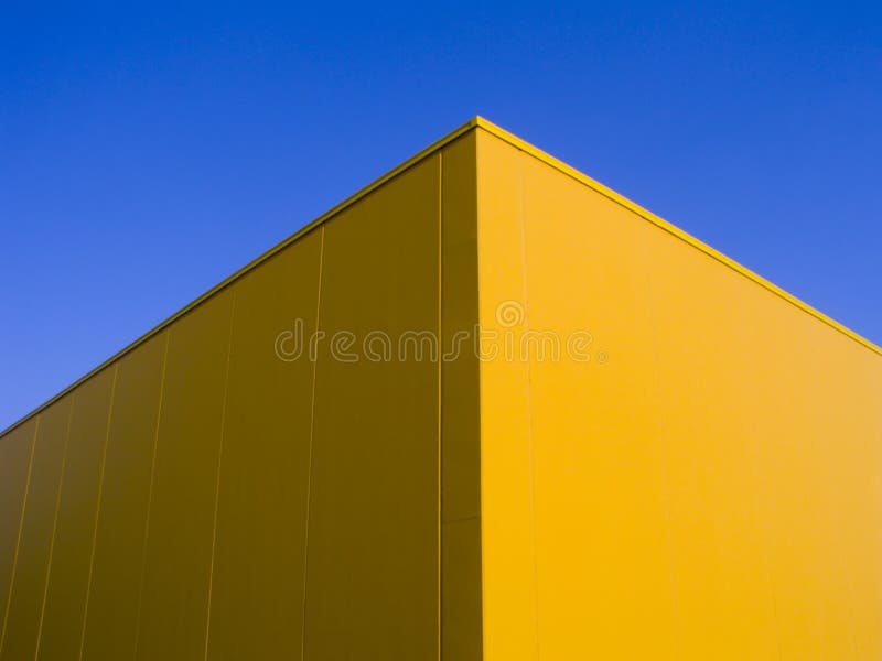 YELLOW and BLUE CORNER stock photo. Image of colorfull - 927060