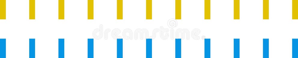 Yellow or Blue Dashed Line Sticker. Dotted Divider. Set of Dashed ...