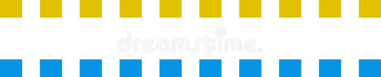 Yellow or Blue Dashed Line Sticker. Dotted Divider. Set of Dashed ...