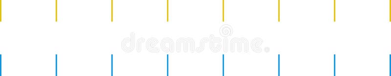 Yellow or Blue Dashed Line Sticker. Dotted Divider. Set of Dashed ...