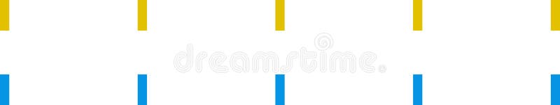 Yellow or Blue Dashed Line Sticker. Dotted Divider. Set of Dashed ...