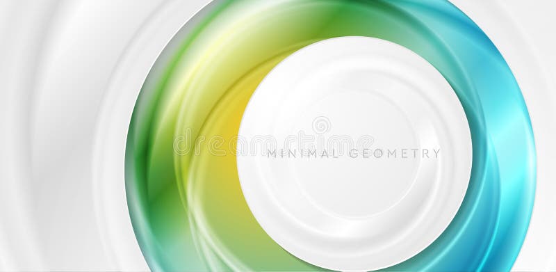 Yellow Blue Shiny Tech Background Stock Vector - Illustration of bright ...