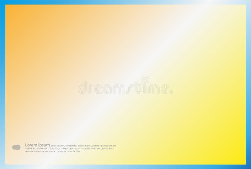 Yellow-blue Gradient Background with a Frame for Your Advertisement ...