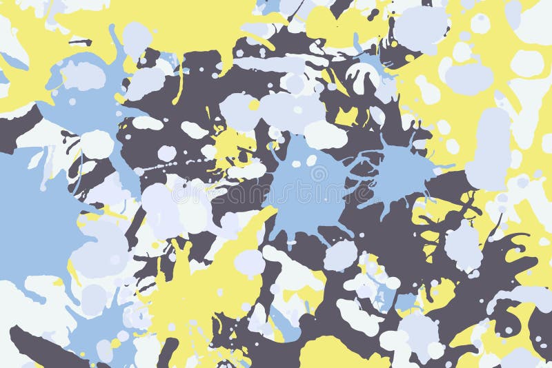Yellow paint splodge stock illustration. Illustration of splodge - 2767595