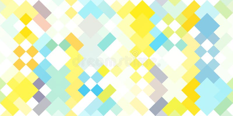 Yellow Blue Pixel Graphic Surface. Modern Multicolor Pattern. Amazing ...