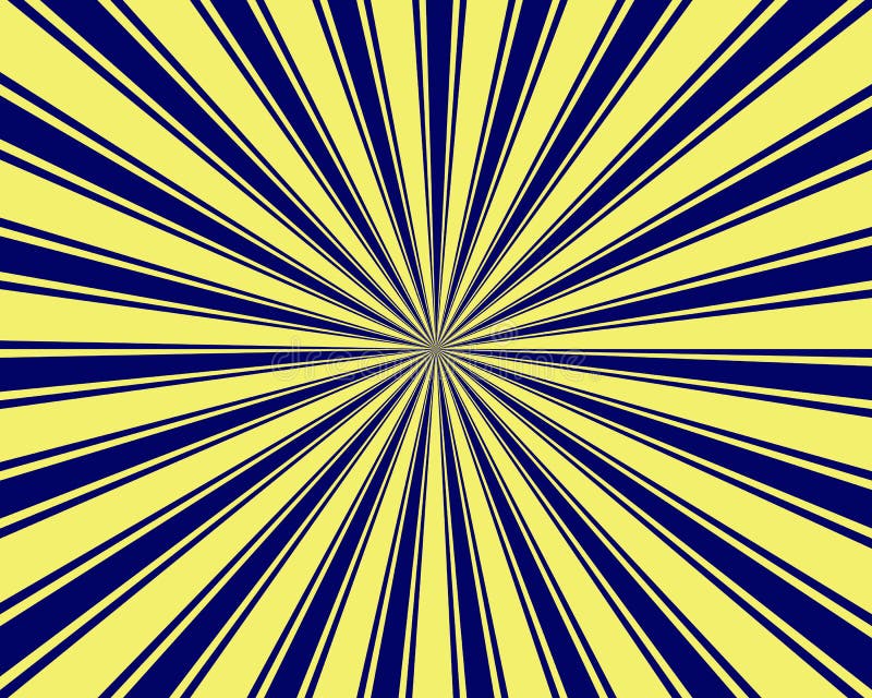 Yellow and Blue Ray Burst stock illustration. Illustration of backdrop ...