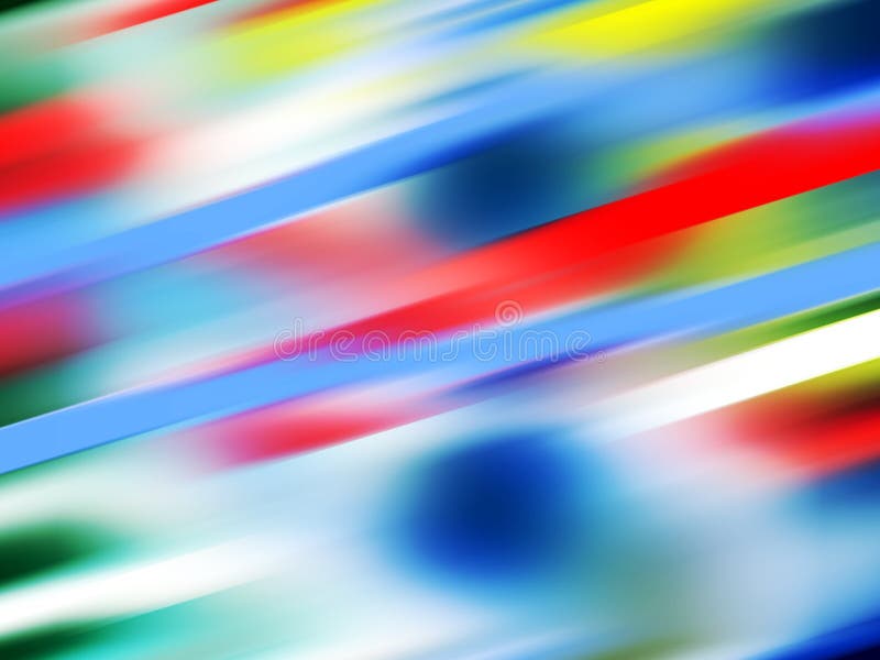 Yellow Blue Red Contrasts, Sparkling Forms, Lines, Sparkling Background ...