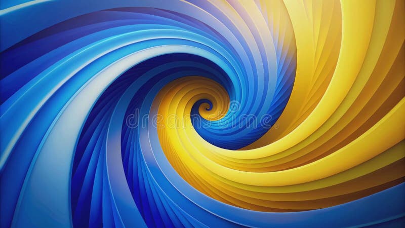 Yellow and Blue Splash Background that Moves in a Circle Stock Video ...