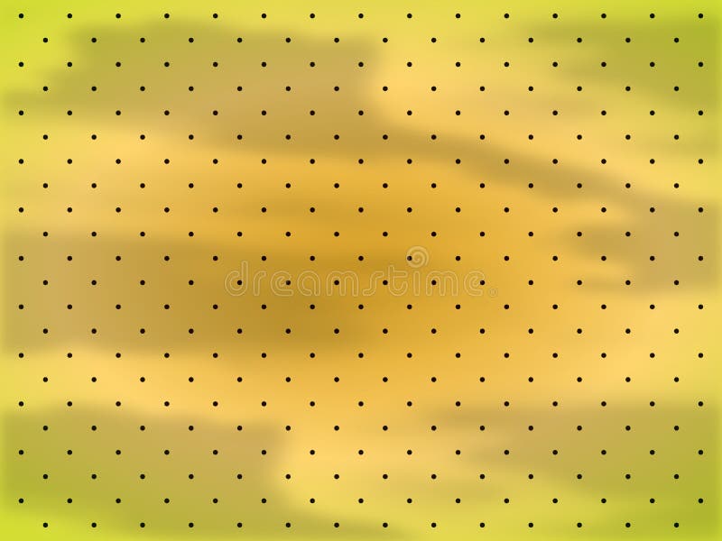 Yellow Blur Pattern with Dots Stock Illustration - Illustration of ...