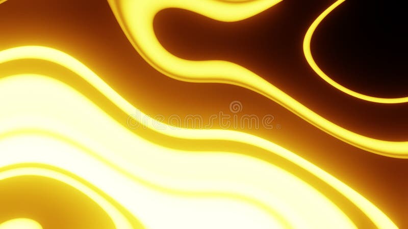 Yellow Blurry Glowing Gradient Waves Abstract Background 3d Render ...