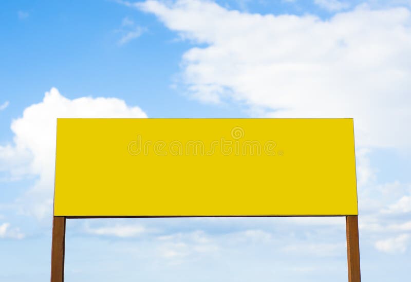 Yellow board stock photo. Image of metal, information - 28363974