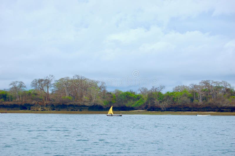 Yellow boat stock image. Image of boat, yellow, ocean - 89864987