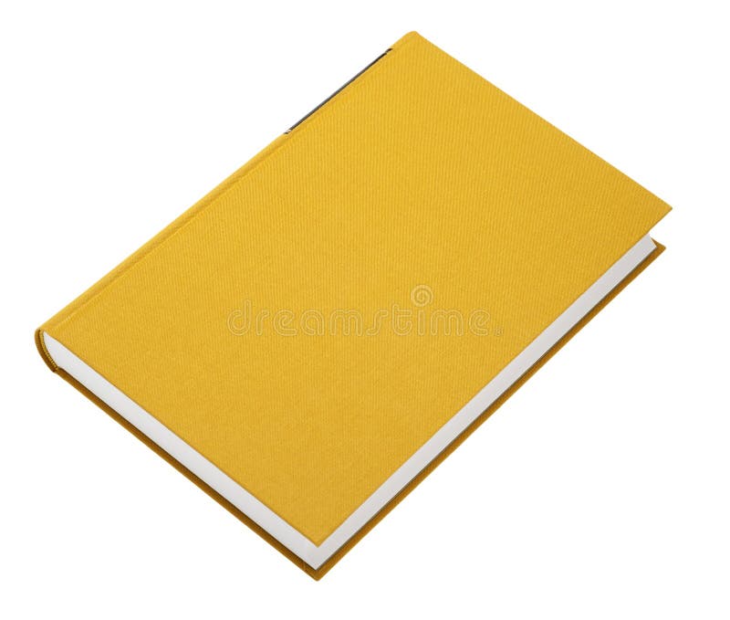 Yellow Book Isolated on White Stock Image - Image of empty, magazine ...