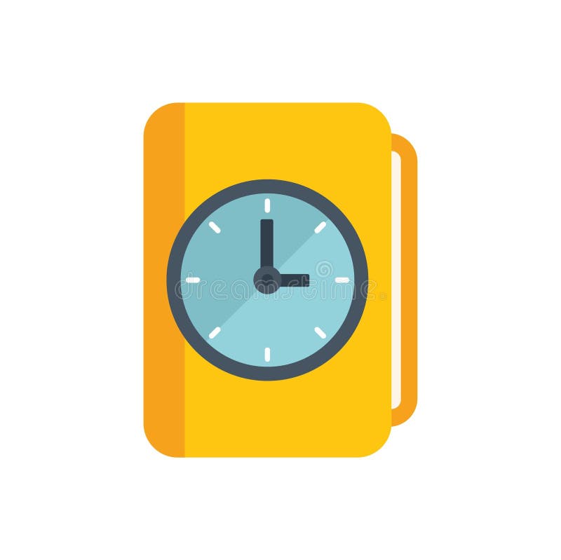 Yellow Book Showing Time Management Concept with Clock Stock ...