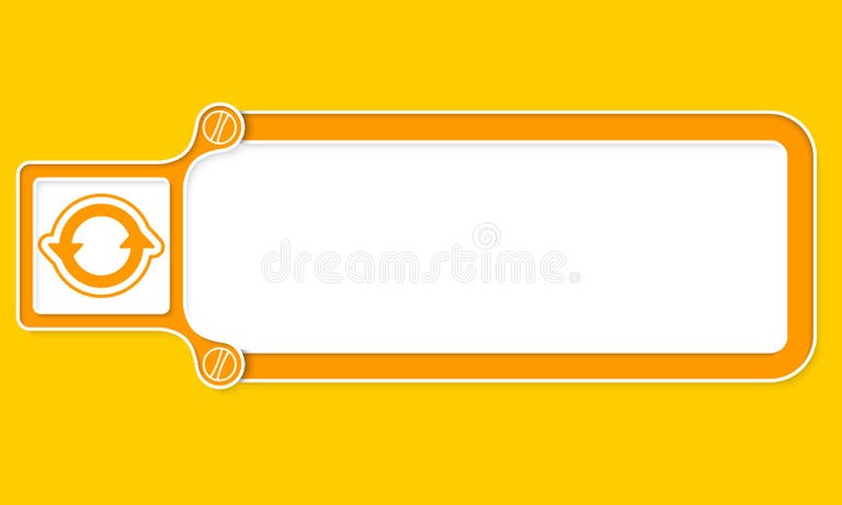 Yellow box stock illustration. Illustration of label - 59610213