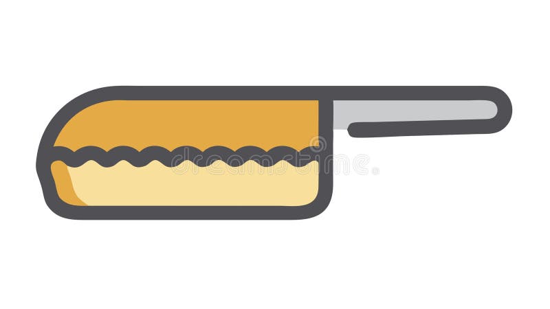 Yellow Bread Slicer Icon. Flat Design Graphic for Bakery or Kitchen, Vector Design Generative AI ...