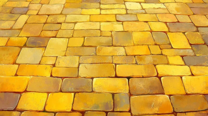 Yellow Brick Road Pattern Stock Illustrations – 592 Yellow Brick Road ...