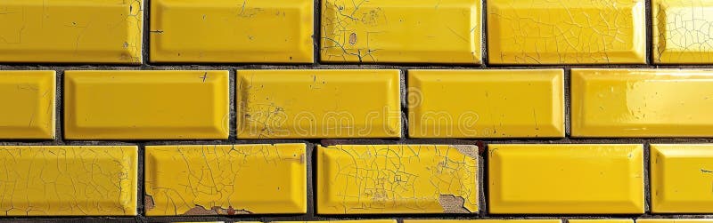 Yellow Brick Subway Tiles Texture for Seamless Background Banner and ...