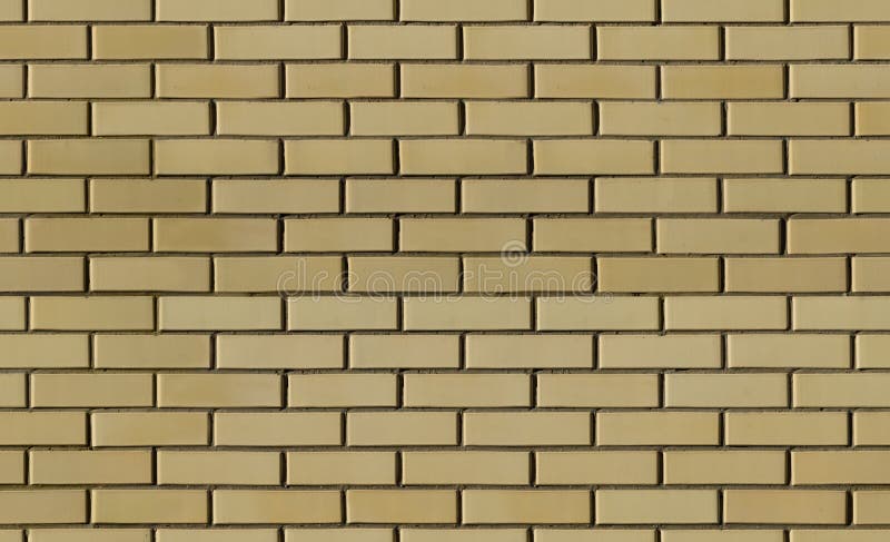 Yellow Brick. Texture for Design. Seamless Brick Background. Stock ...