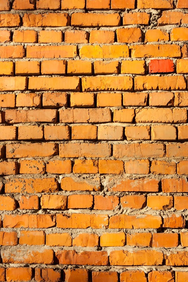 Yellow brick wall stock photo. Image of brickwall, aged - 30327236
