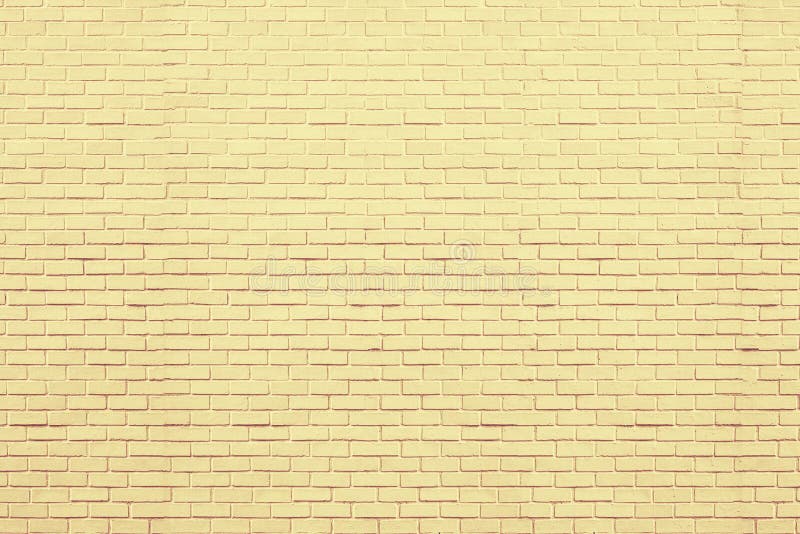 Yellow Bricks Pattern on Wall for Abstract Background. Stock Photo ...