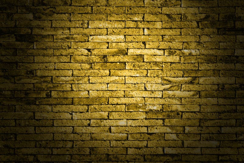 The yellow bricks wall stock photo. Image of building - 77347920