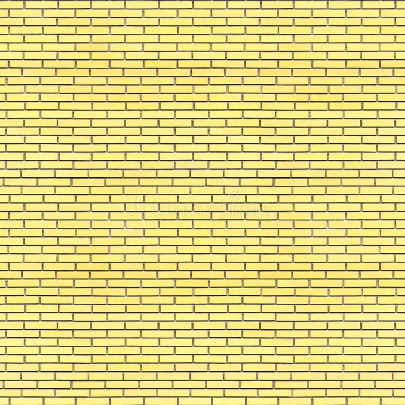 Yellow Bricks Wall Seamless Texture 3d Illustration Stock Illustration ...