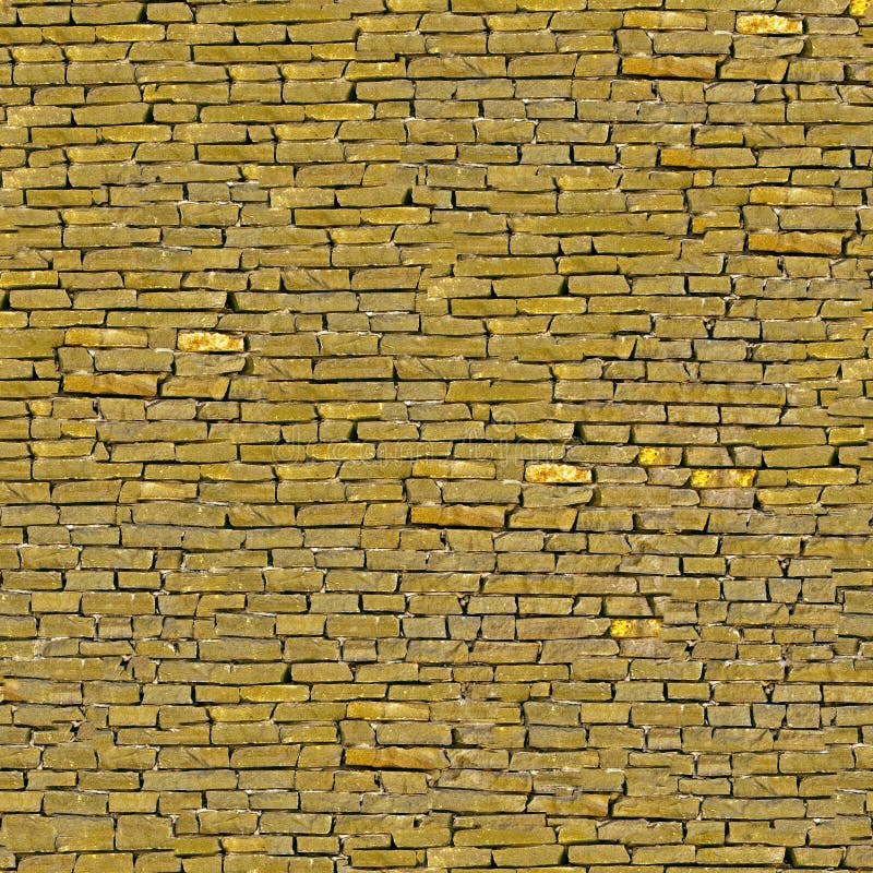 Yellow Brickwork Seamless Background - Texture Pattern for Continuous ...