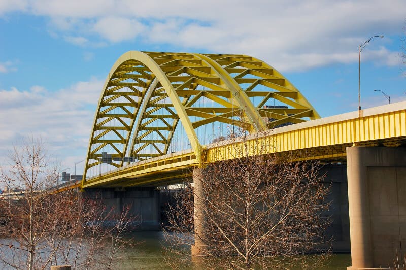Two bridges stock photo. Image of transport, banister - 1470178