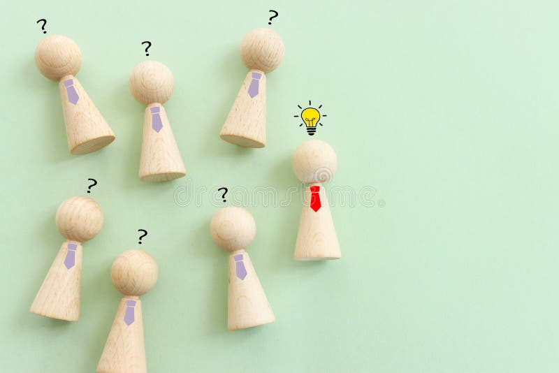 Bright Light Bulb and Question Mark with Pencils Concept Image of Stock ...