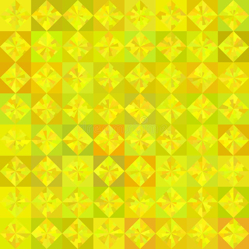 Yellow Bright Tiled Vector Geometric Pattern Stock Vector ...